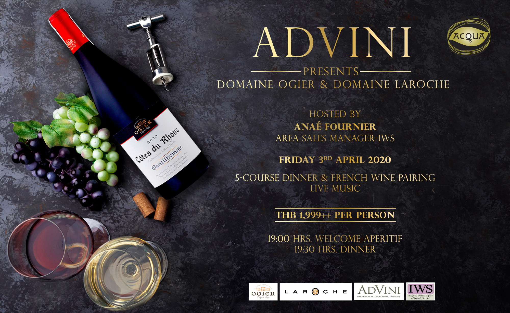 5-Course Dinner & French Wine Pairing at Centara Grand Mirage, Friday ...