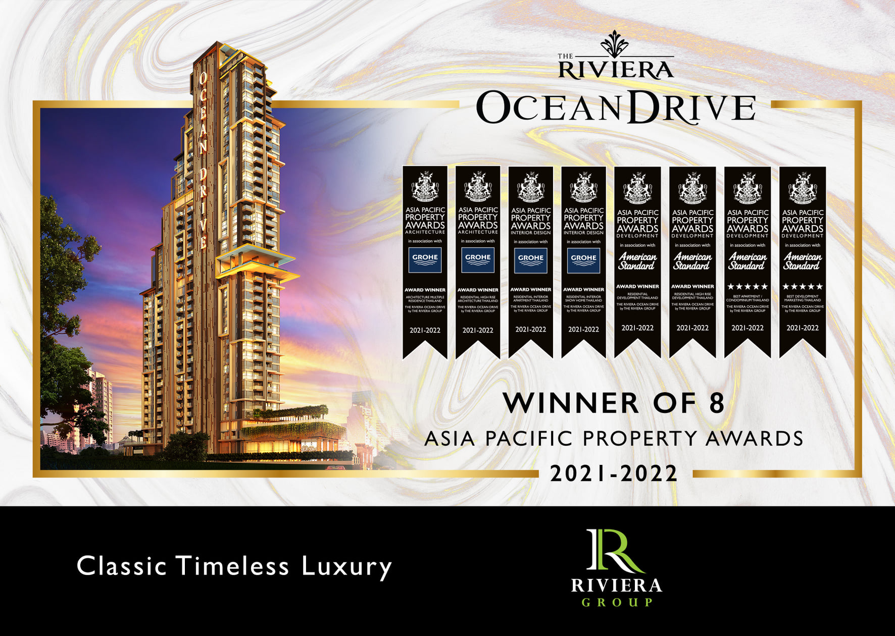 Riviera Group Claims 13 Asia Pacific Property Awards | REm Magazine