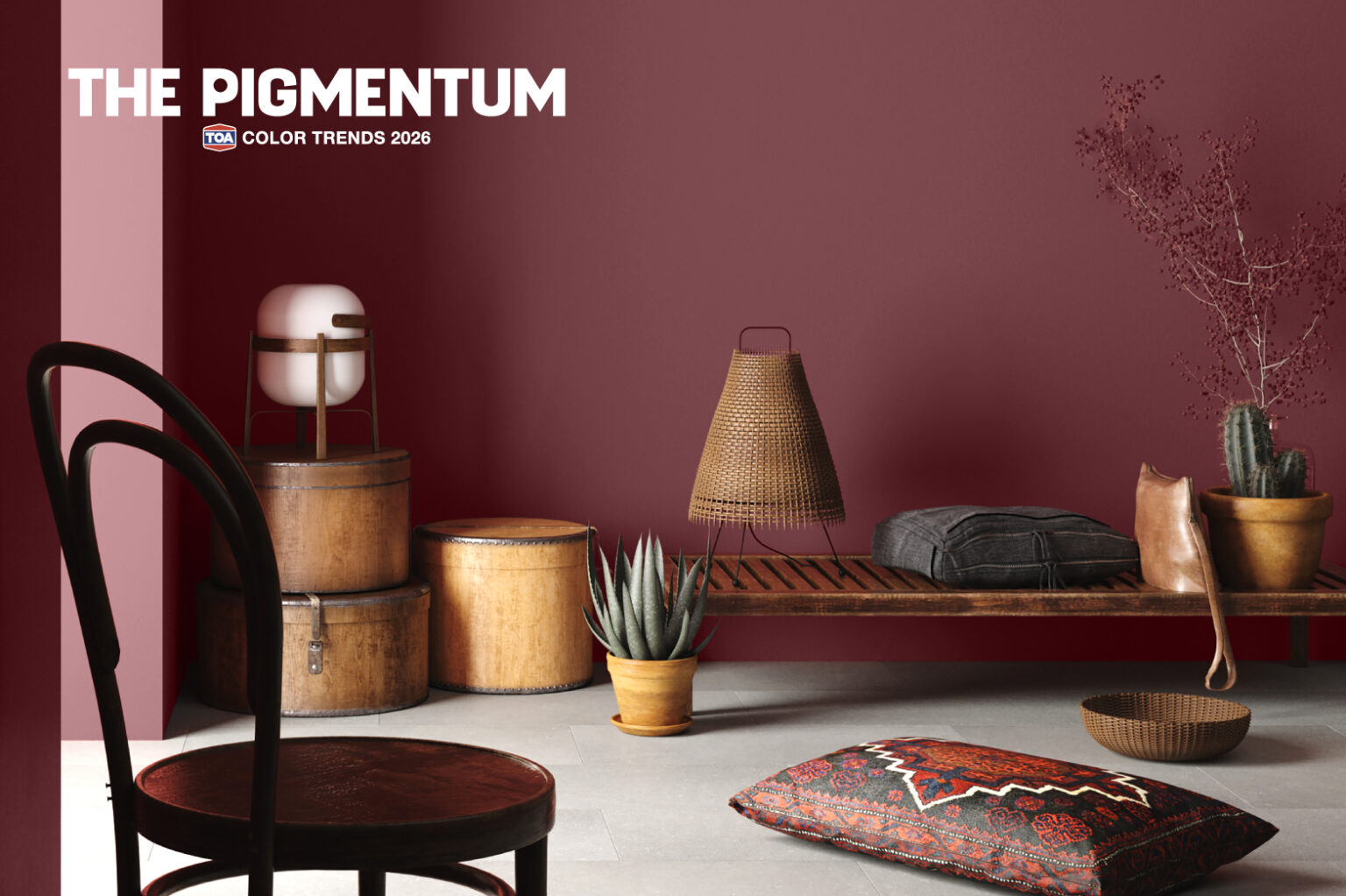 TOA Unveils Color Trends 2026: “The Pigmentum” When Color Becomes the ...